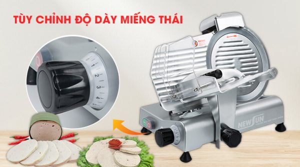 Máy cắt lát chả lụa ES300 NEWSUN thái nhanh, thái bền, thái khỏe